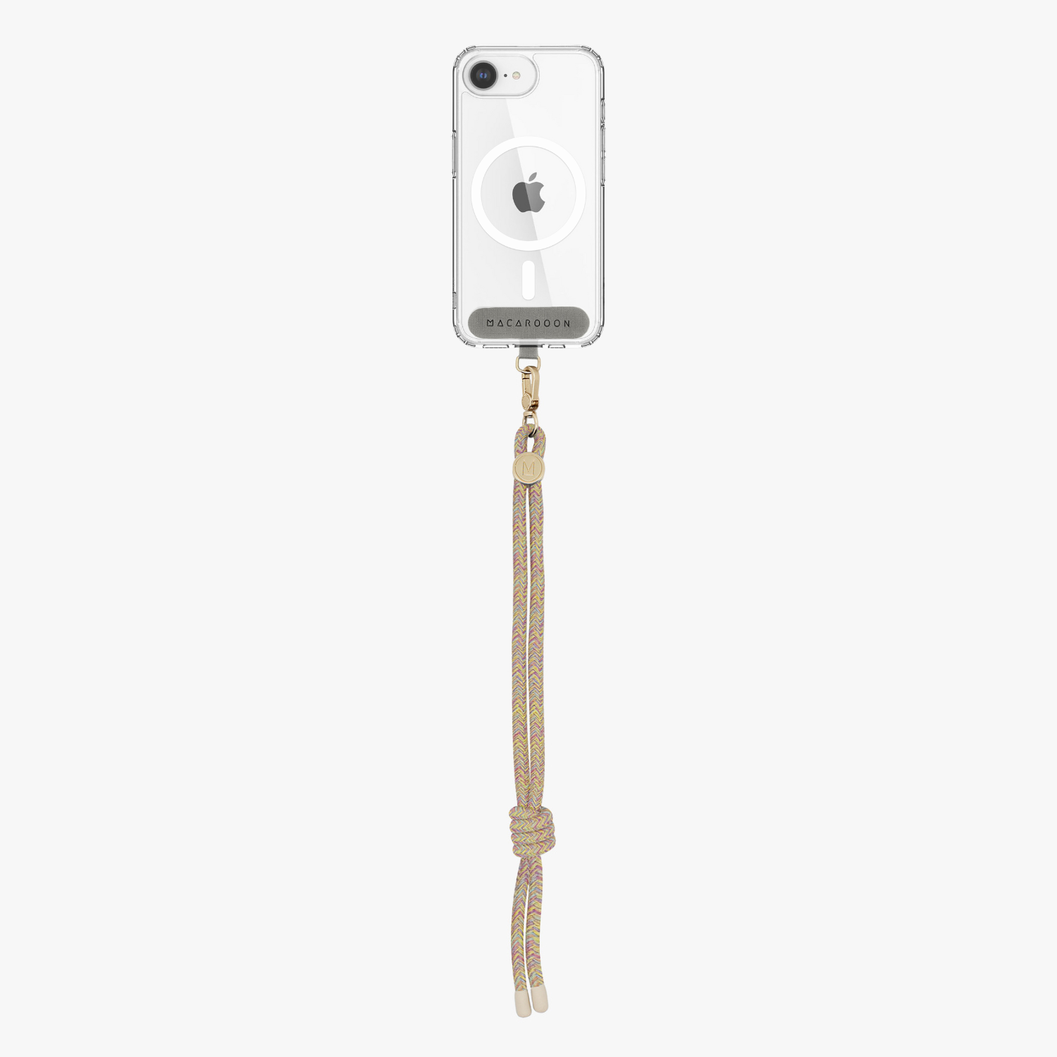 iPhone 16e Clear Case with Wrist Rope Strap